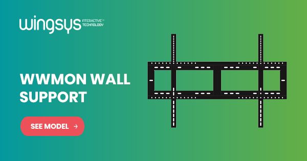 WWMON Wall Support - Interactive Screen accessory | Wingsys