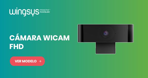 Cámara WICAM FHD: Accesorio pantallas interactivas | Wingsys